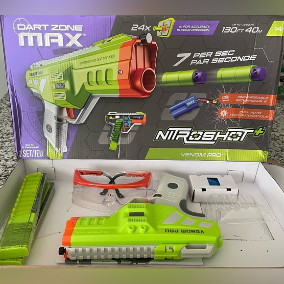 Dart Zone Max | Toys | Dart Zone Covert Ops Max Venom Pro Motorized ...